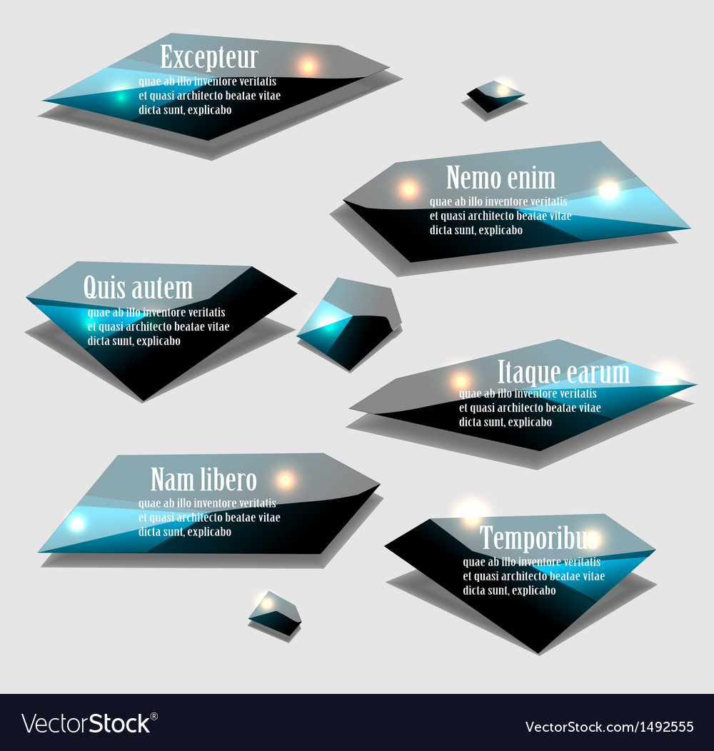 Labels set Royalty Free Vector Image - VectorStock