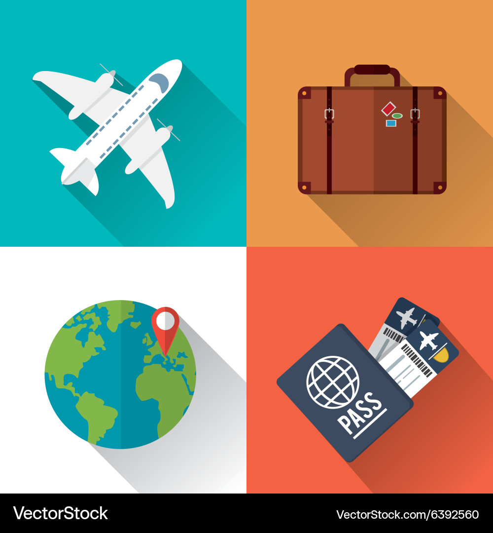 Vacations and travel design Royalty Free Vector Image