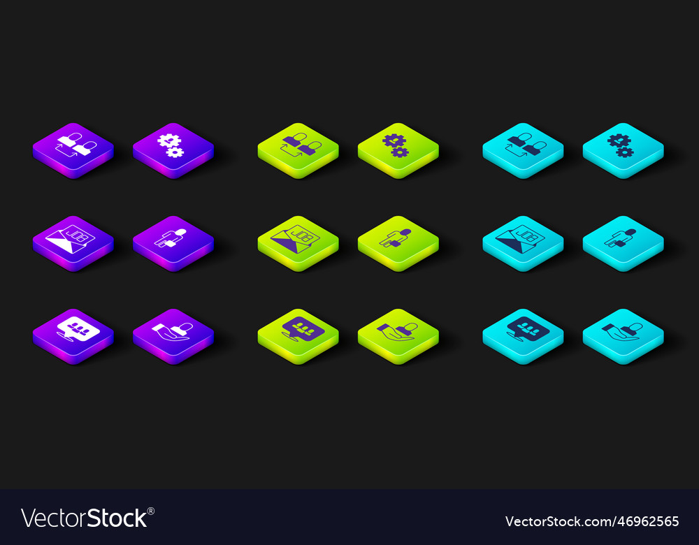 Set project team base worker search job Royalty Free Vector Set project team base worker search job Royalty Free Vector