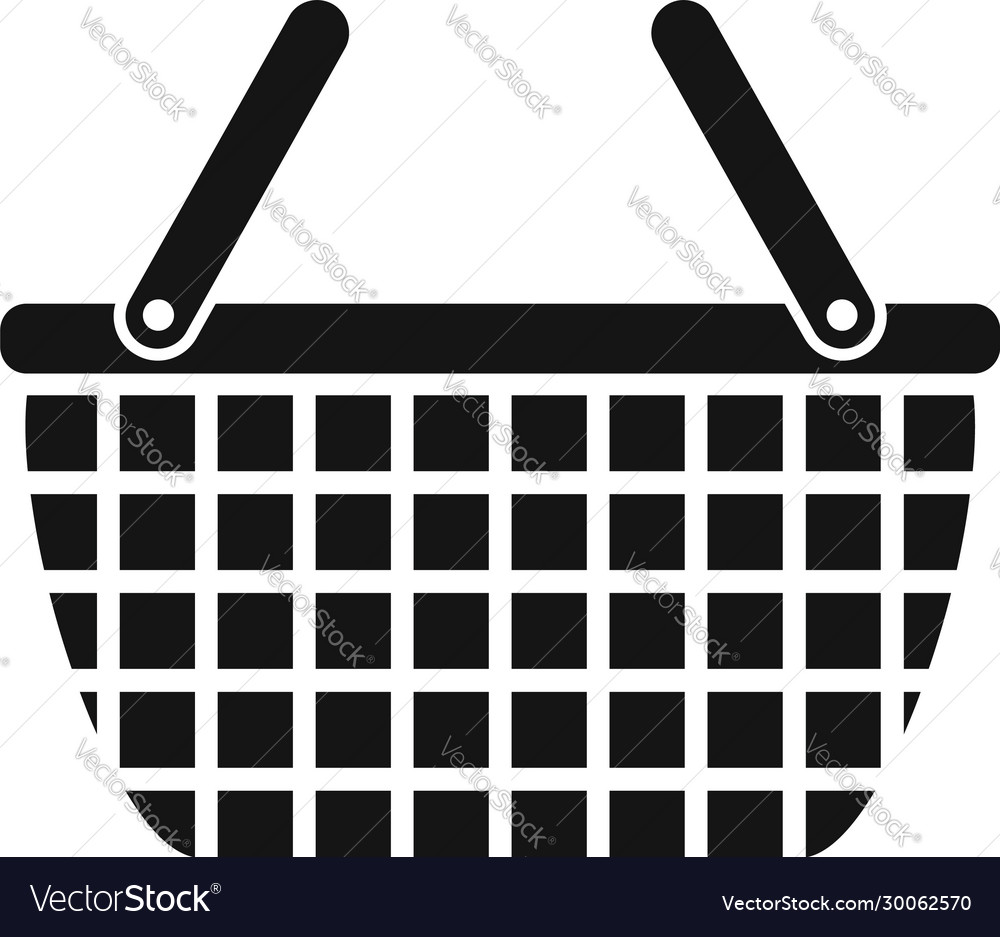 Traditional Wicker Icon Simple Style Royalty Free Vector