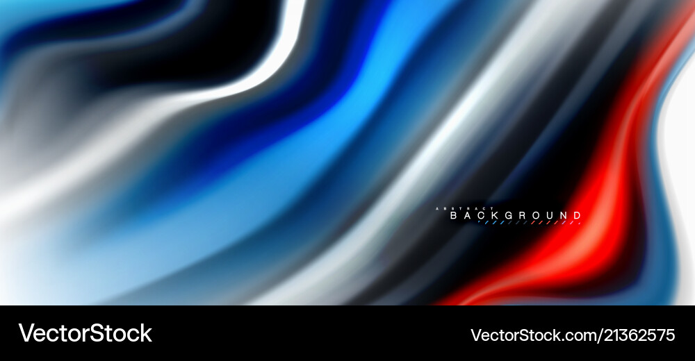 Fluid liquid mixing colors concept on light grey Vector Image