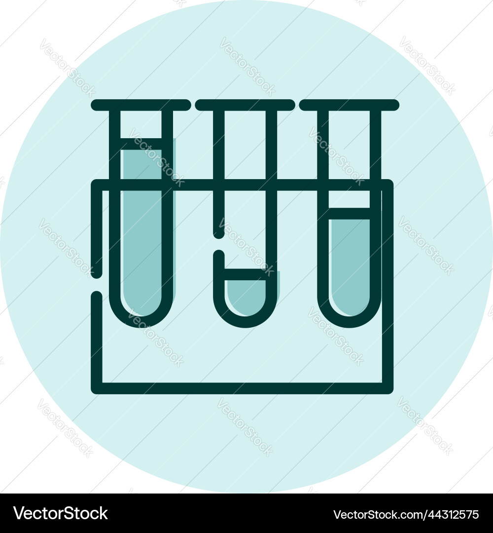 Health lab on a white background Royalty Free Vector Image