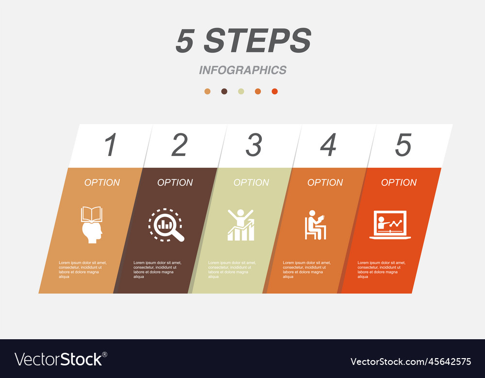 Learning process research motivation study Vector Image