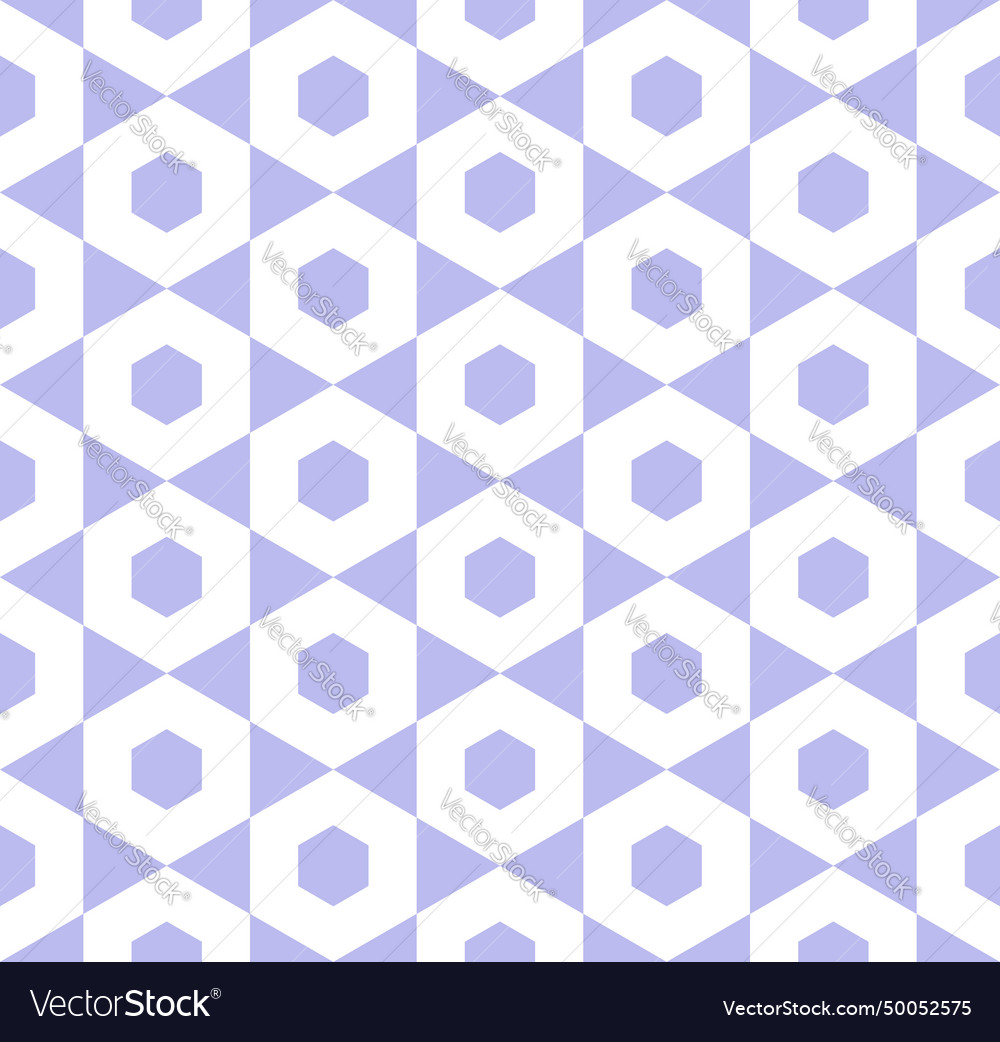 Seamless hexagons and triangles pattern Royalty Free Vector
