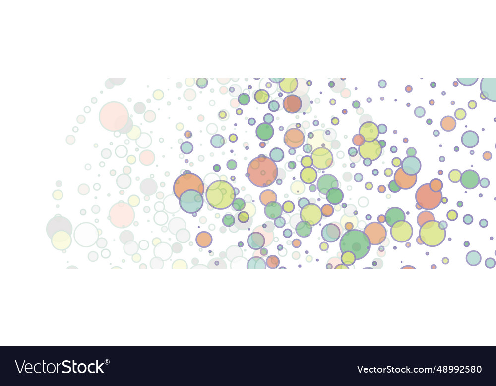 Abstract color dot circle background Royalty Free Vector