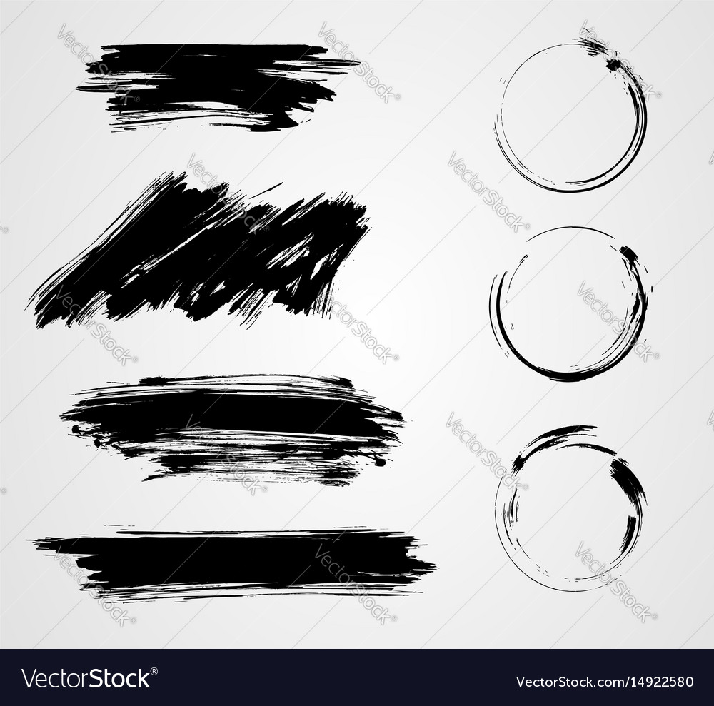 Grunge elements set Royalty Free Vector Image - VectorStock