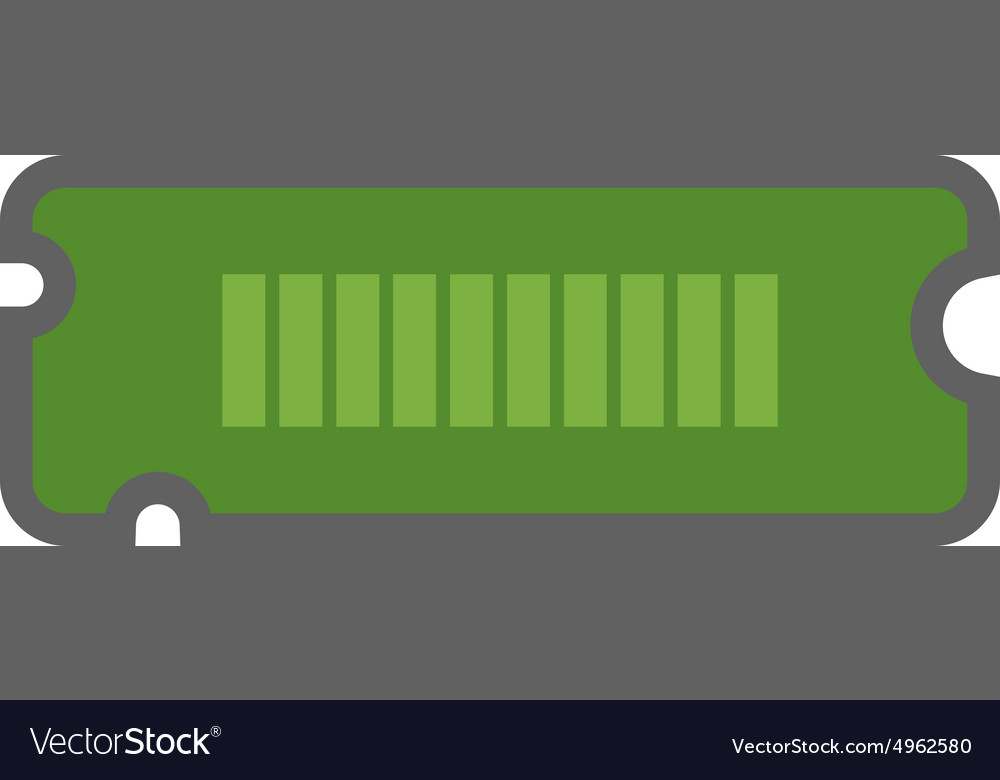 Random access memory Royalty Free Vector Image