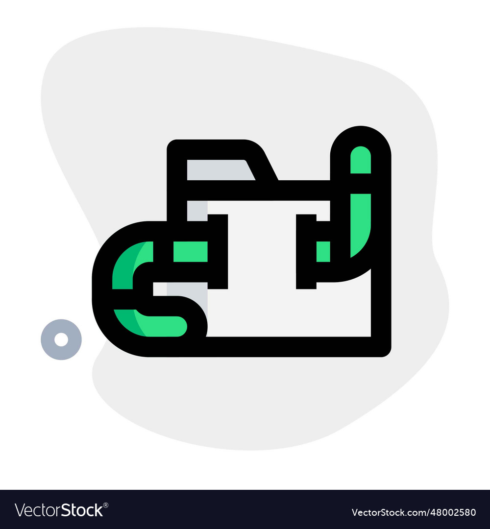 Self Replicated Folder Created By Worm Royalty Free Vector