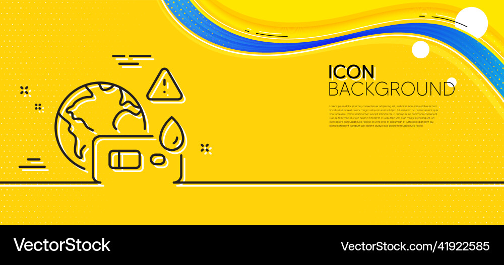 Covid test line icon coronavirus testing sign Vector Image