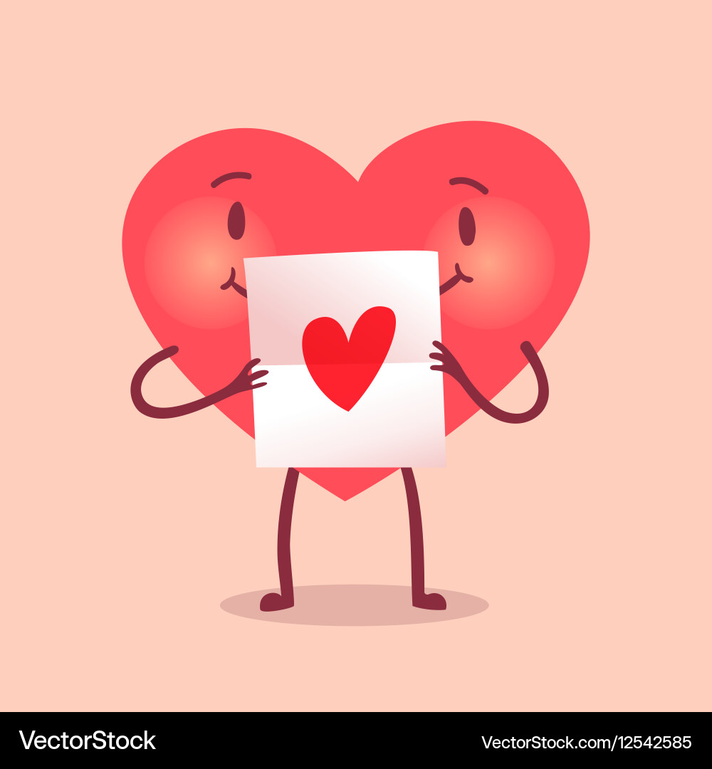 Merry heart for valentine day Royalty Free Vector Image