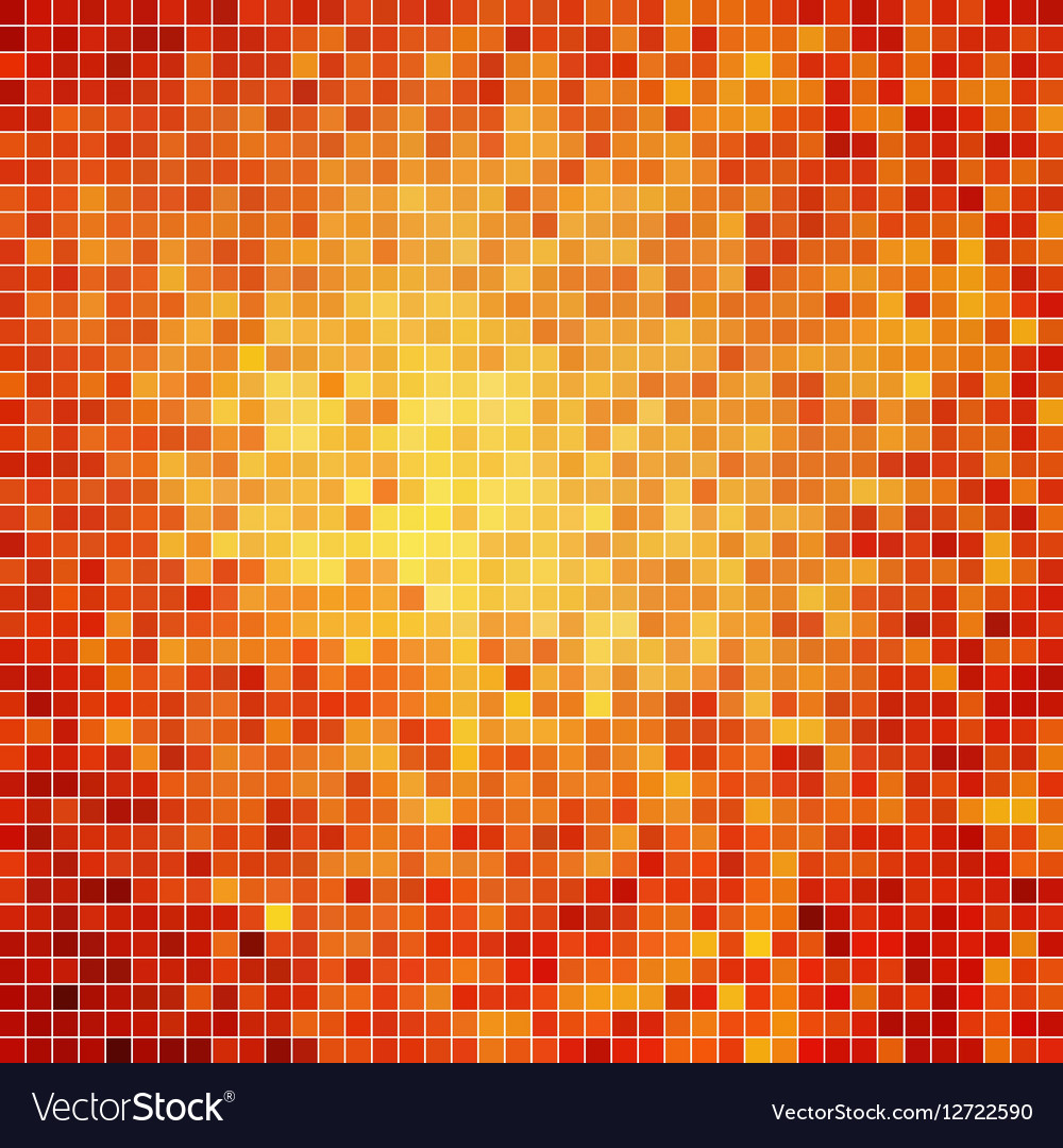 Abstract square pixel mosaic background Royalty Free Vector