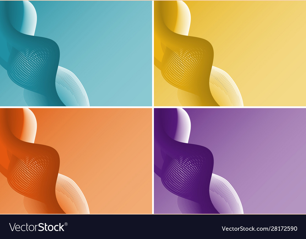 Background template with abstract patterns Vector Image