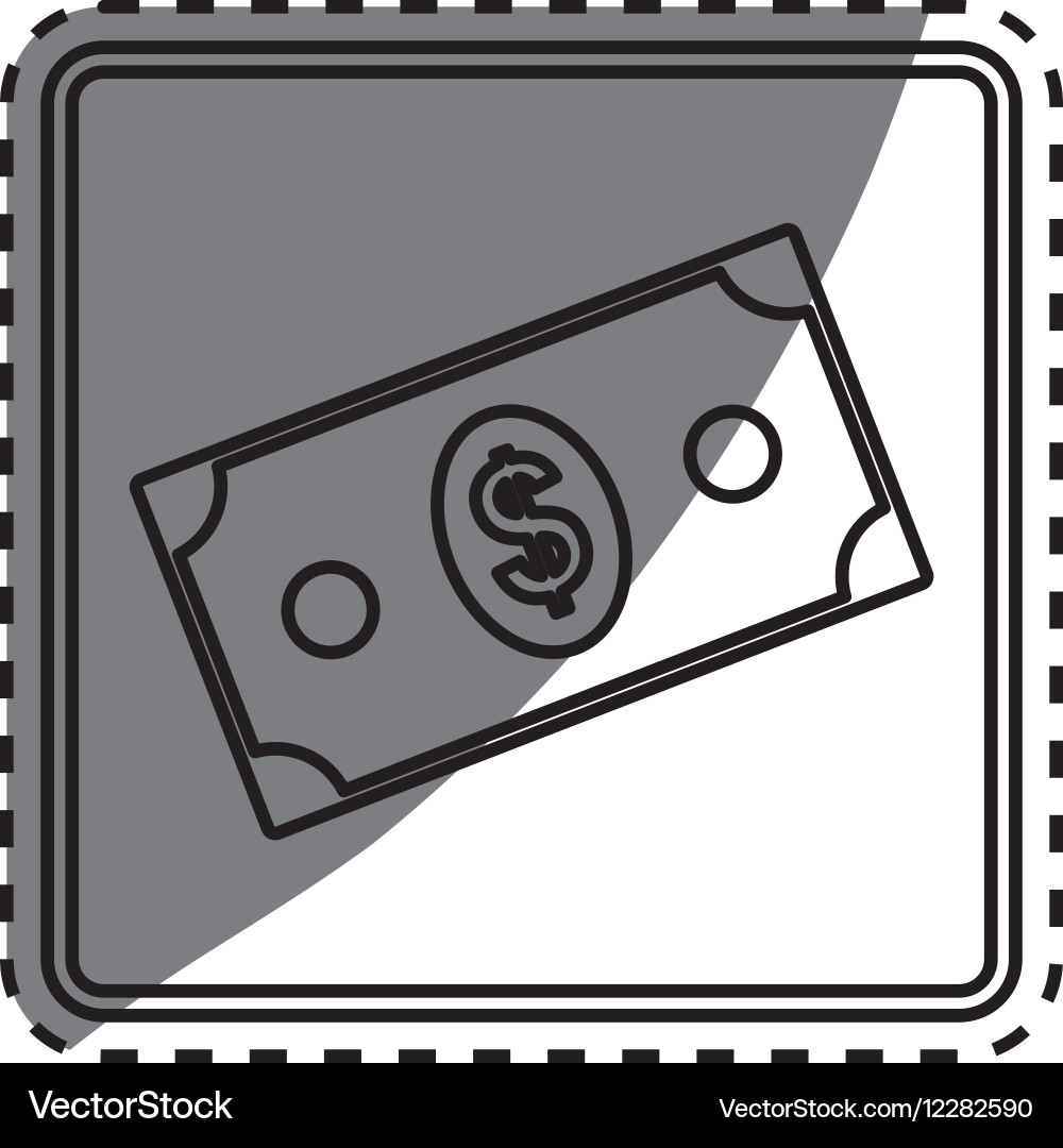Billet money cash Royalty Free Vector Image - VectorStock