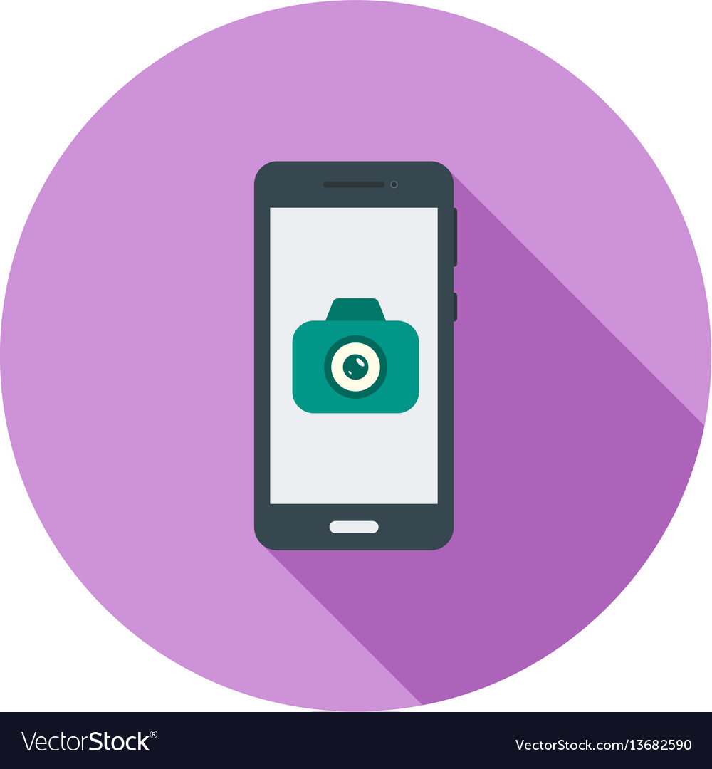 Camera app Royalty Free Vector Image - VectorStock