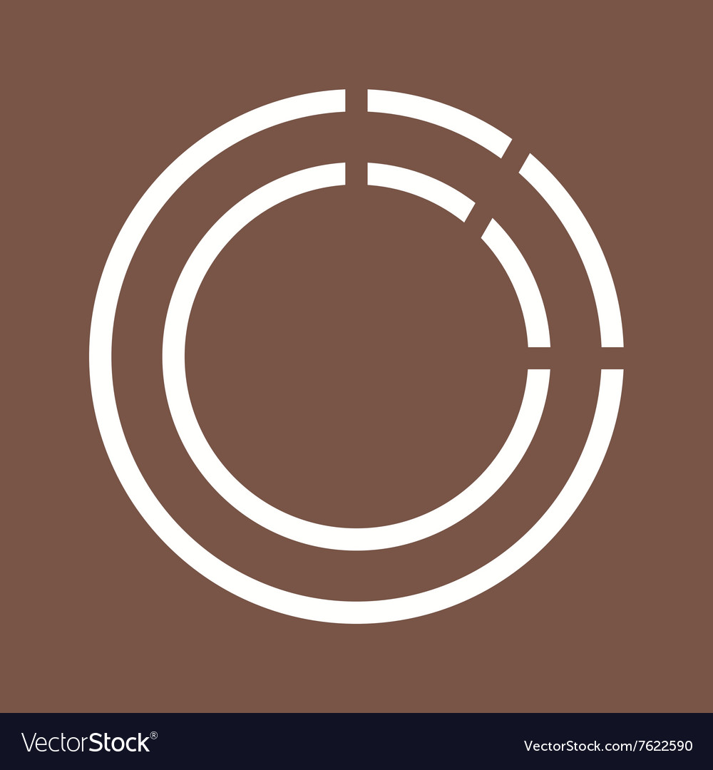 Doughnut chart Royalty Free Vector Image - VectorStock