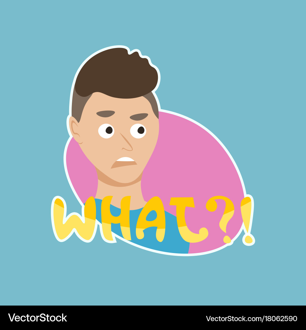 What sticker social media network message badges Vector Image