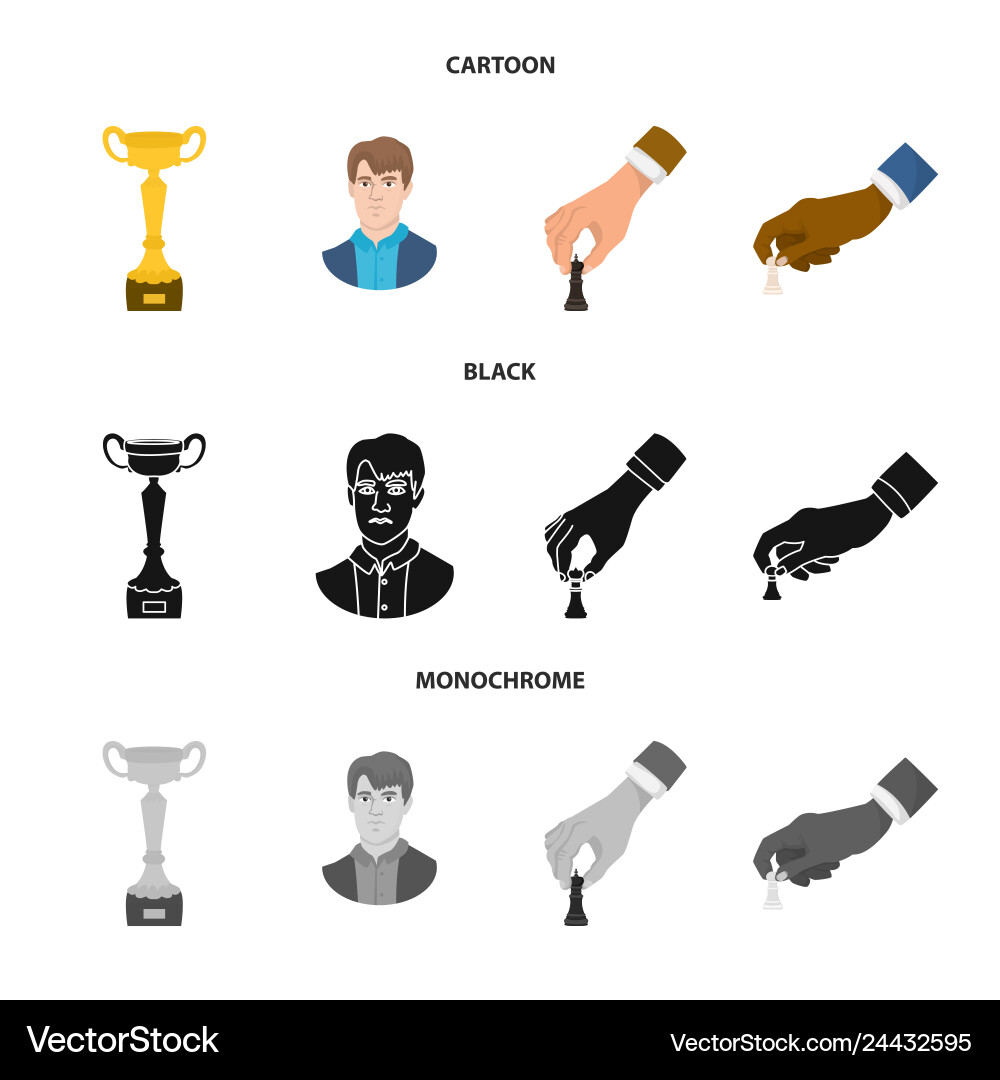 Design of checkmate and thin sign Royalty Free Vector Image