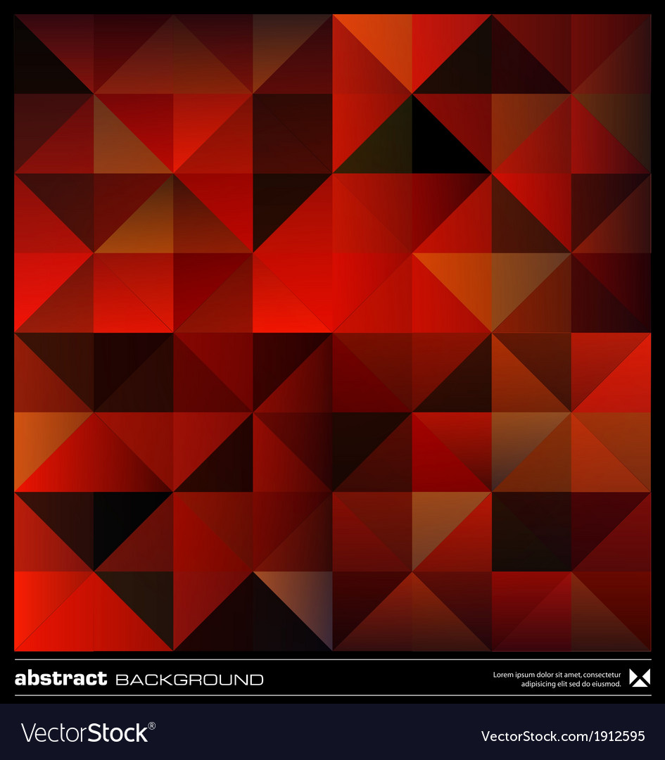 Red triangles background Royalty Free Vector Image