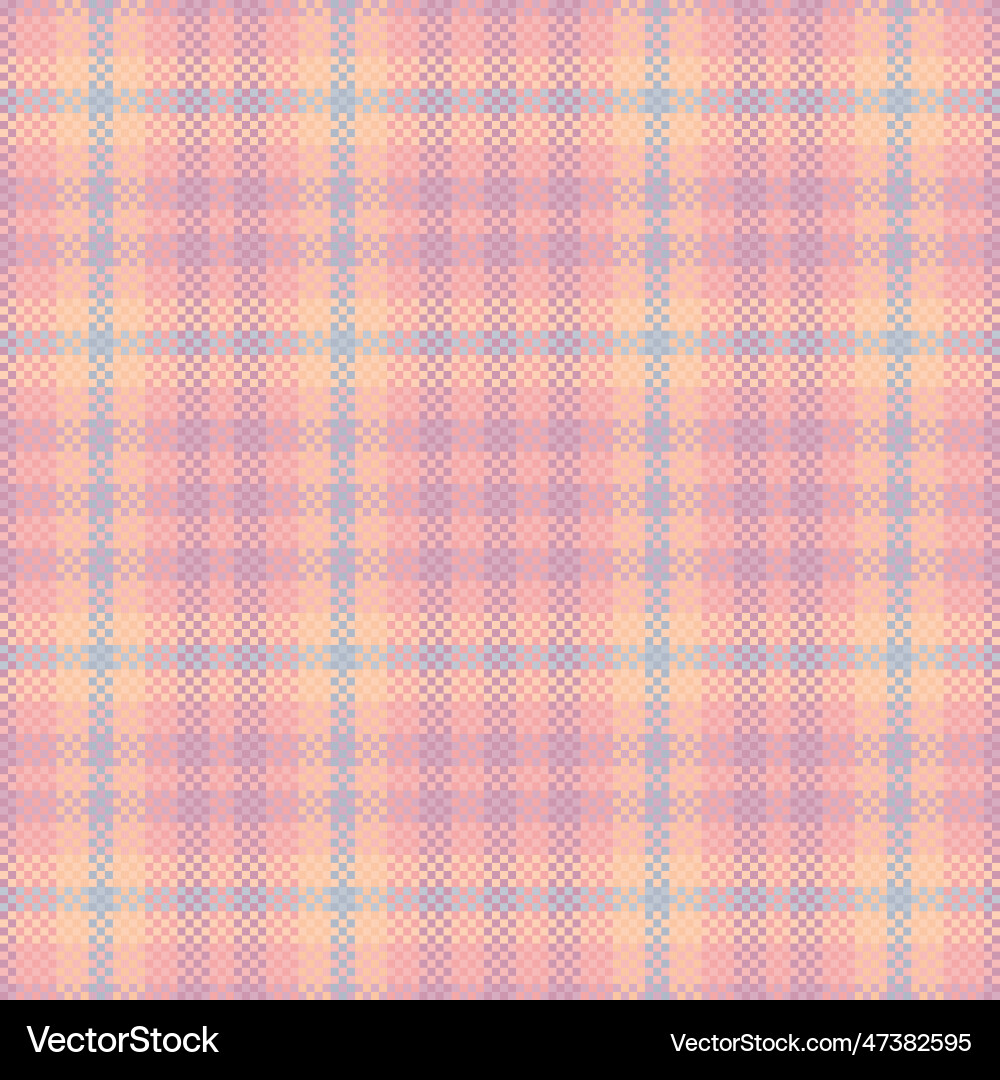 Tartan or plaid pastel color pattern Royalty Free Vector