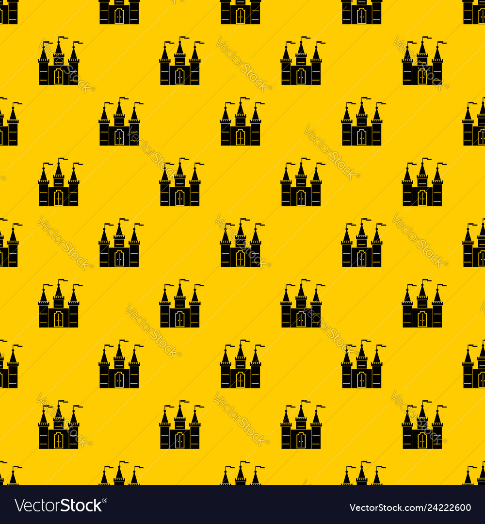 Castle pattern Royalty Free Vector Image - VectorStock