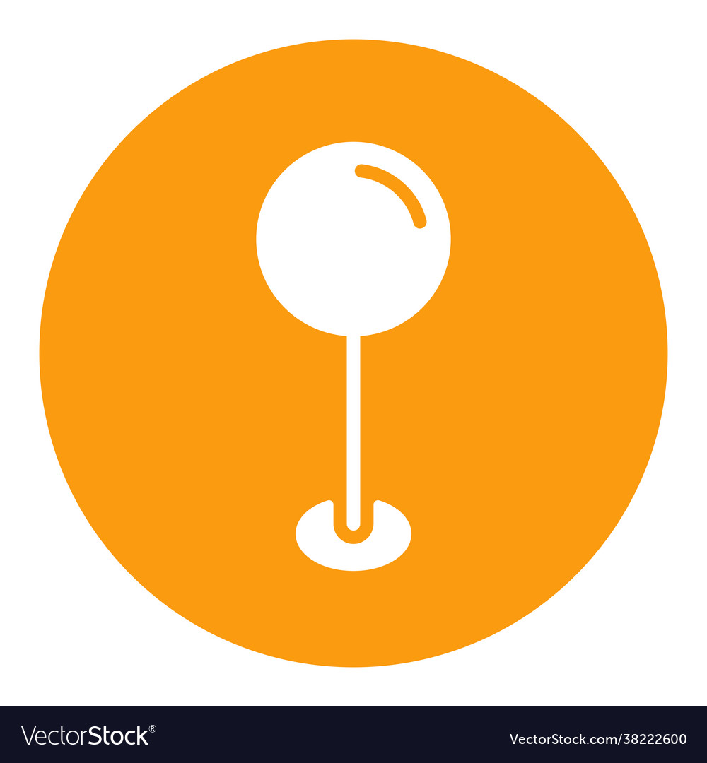 Pin map white glyph icon pointer markers Vector Image