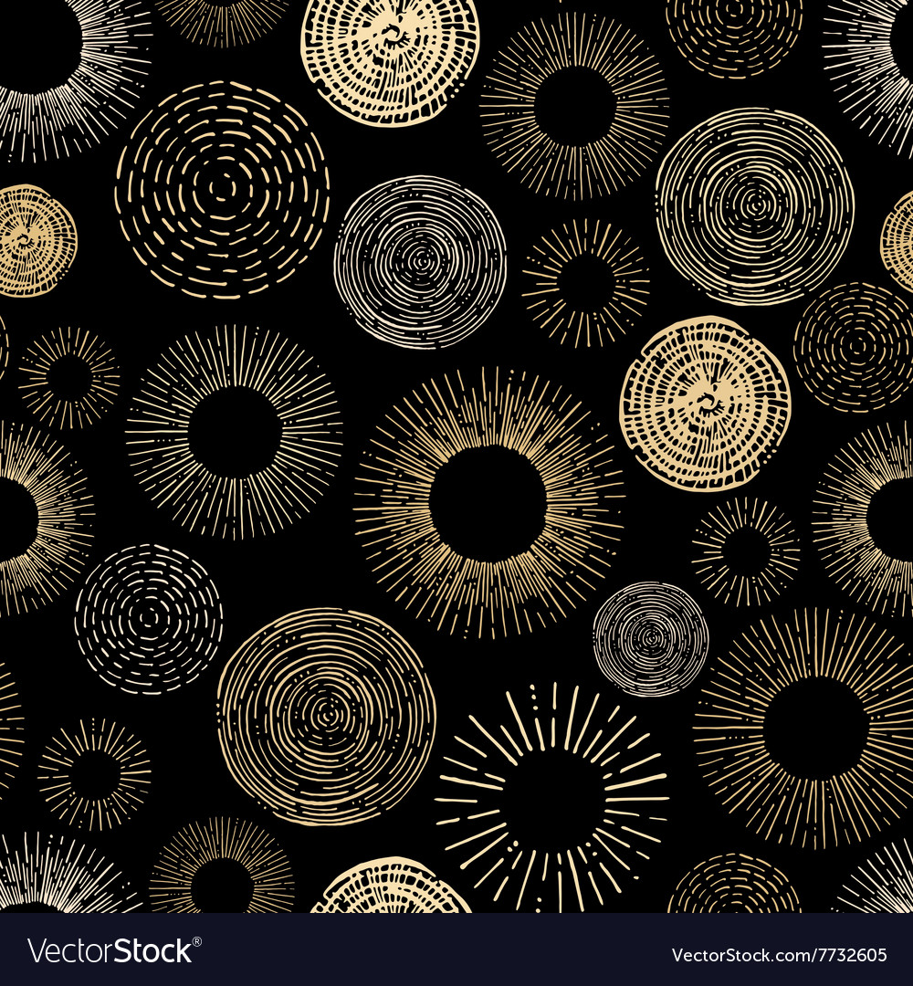 Circle seamless pattern Royalty Free Vector Image