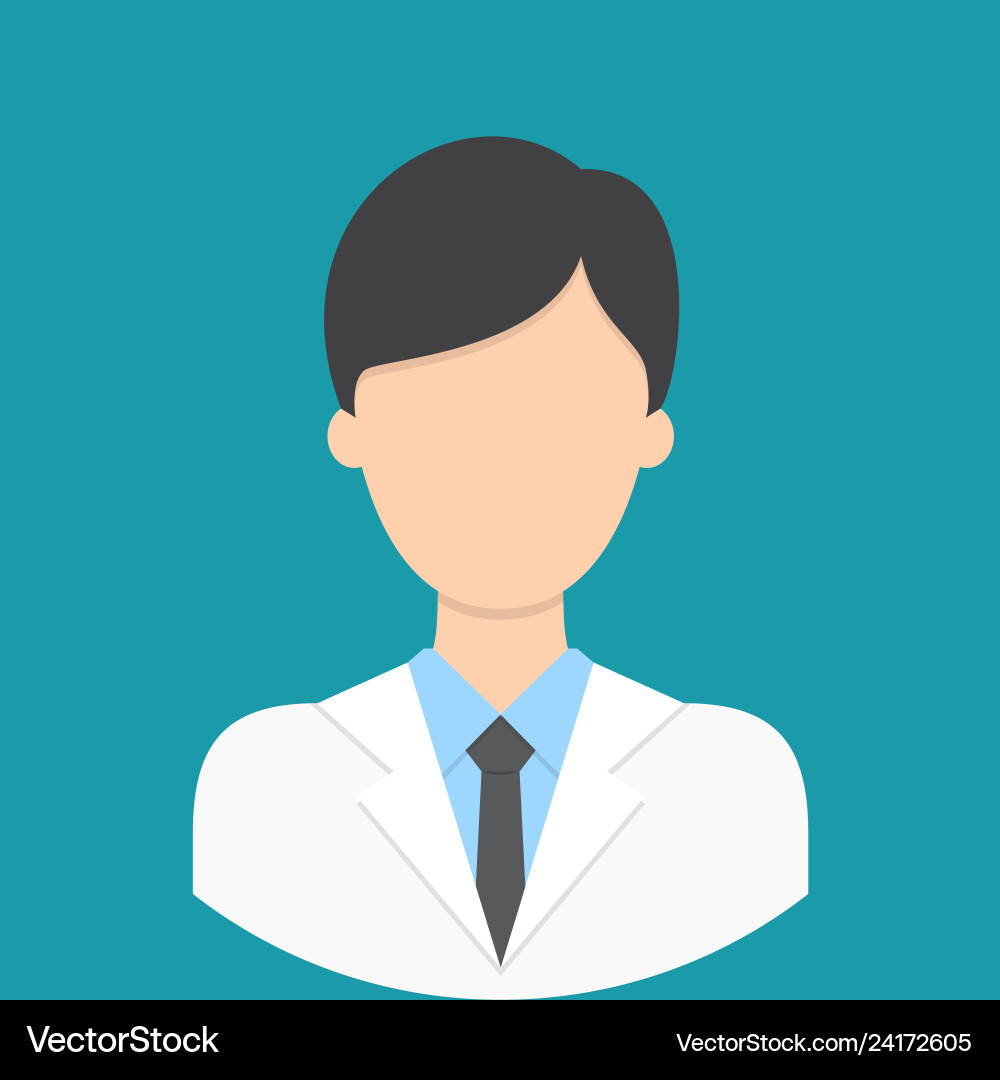Doctor character icon great use Royalty Free Vector Image