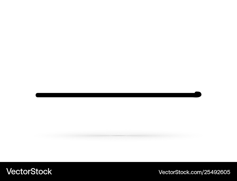 Popular drawing line symbol isolated Royalty Free Vector
