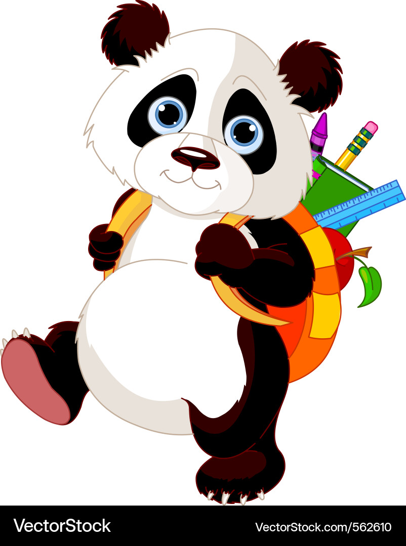 Cute Panda Royalty Free Vector Image Vectorstock