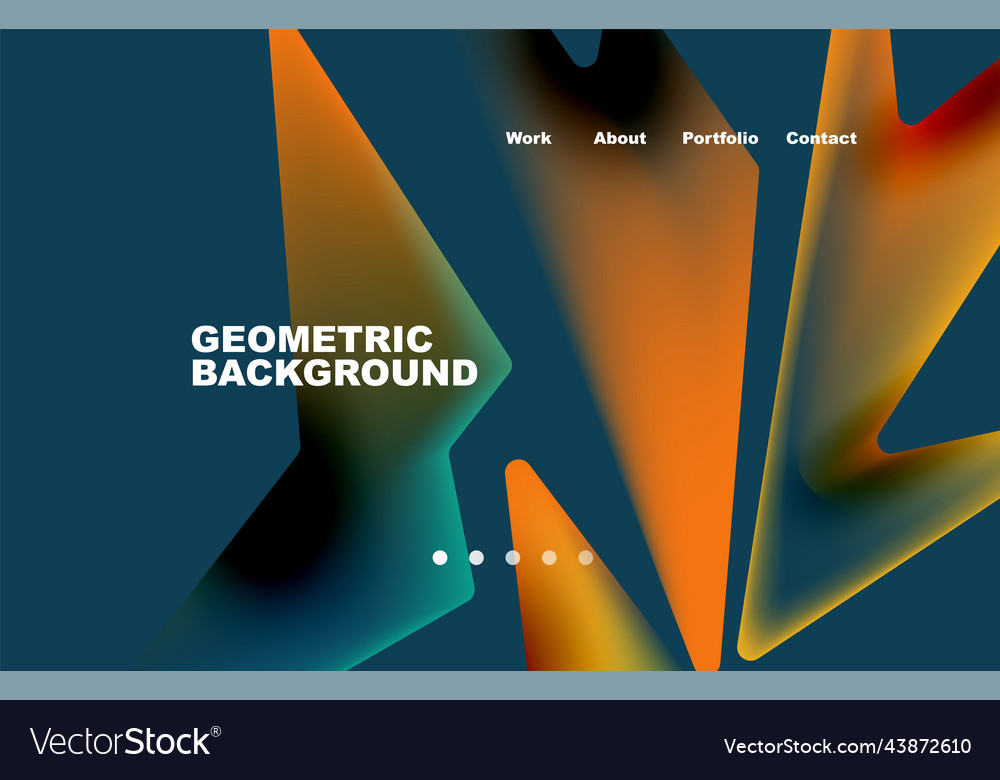 Shards shape composition abstract background web Vector Image