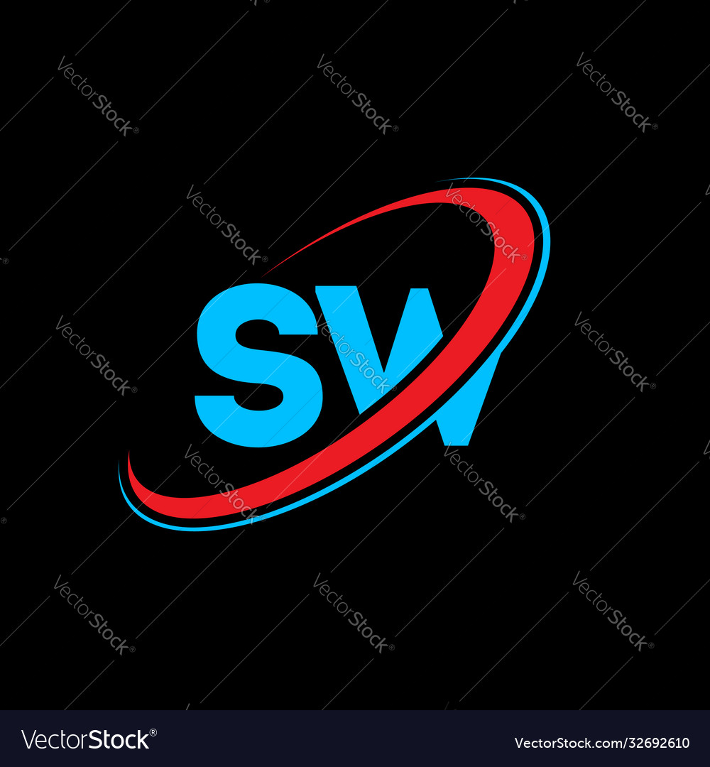 Sw s w letter logo design initial Royalty Free Vector Image Sw s w letter logo design initial Royalty Free Vector Image
