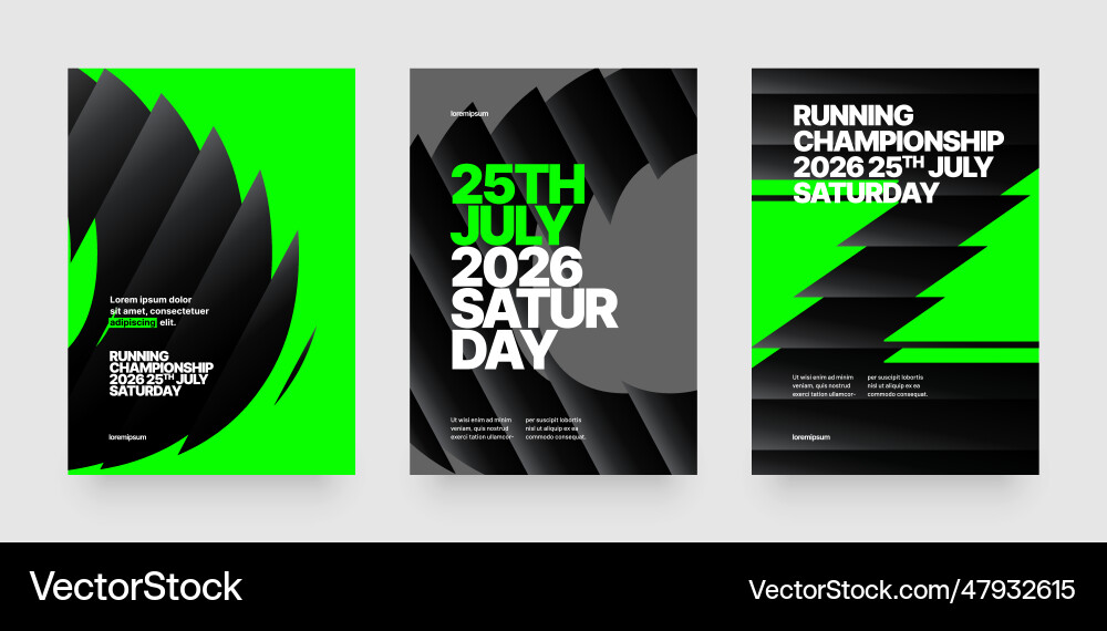 Layout template for events or business related Vector Image