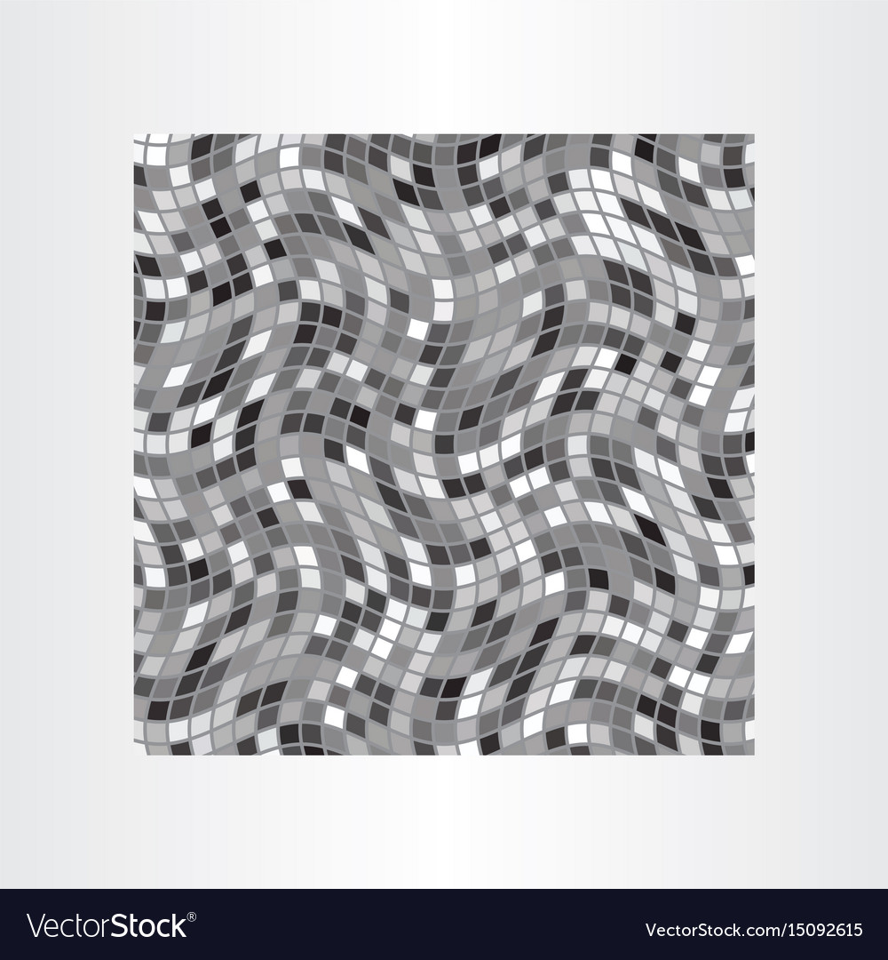 Mosaic grayscale abstract background Royalty Free Vector
