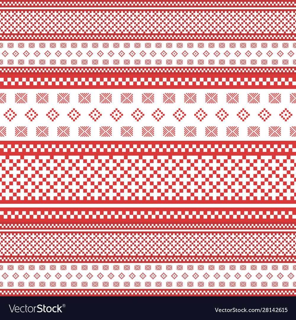 Nordic pattern 4 Royalty Free Vector Image - VectorStock