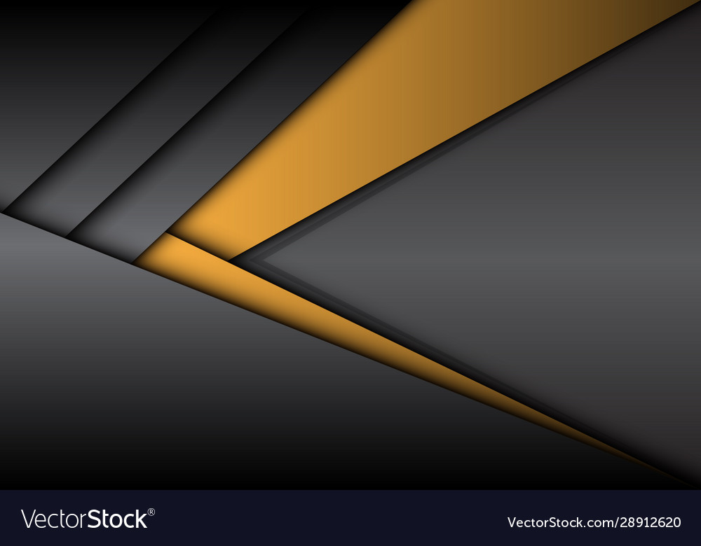 Abstract yellow grey metallic arrow direction Vector Image Abstract yellow grey metallic arrow direction Vector Image