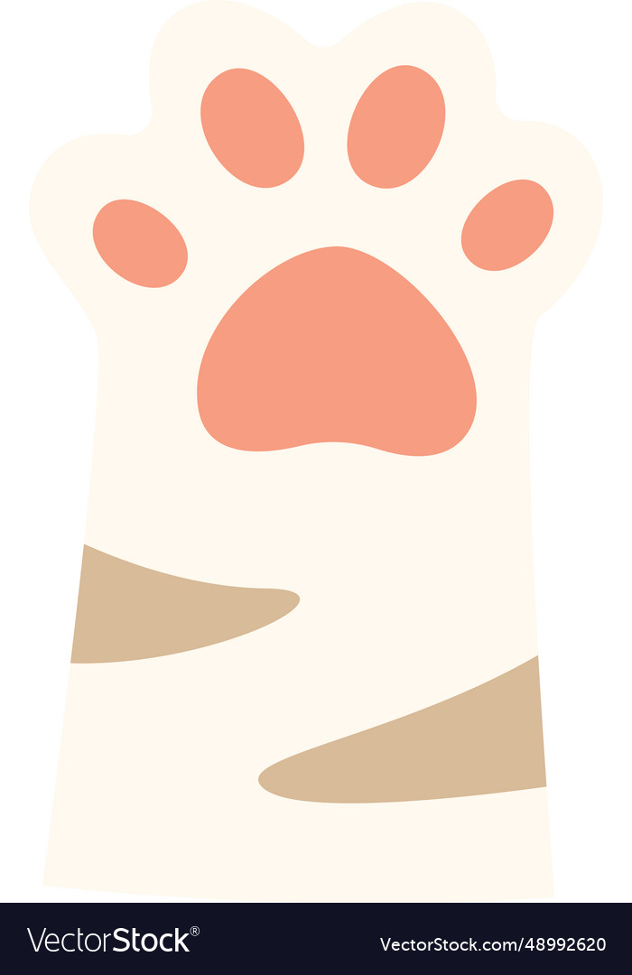 Cat paw icon Royalty Free Vector Image - VectorStock