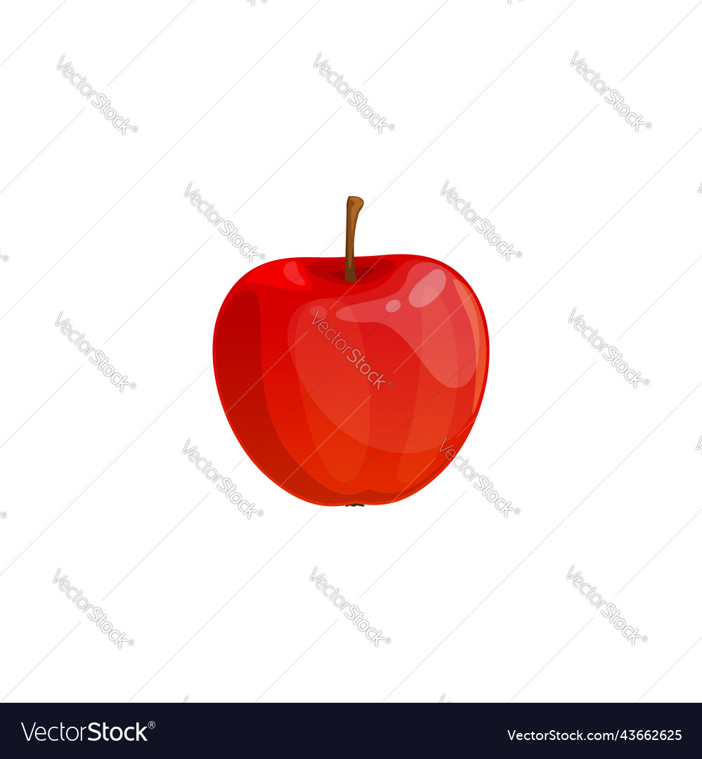 Apple icon isolated on white background Royalty Free Vector
