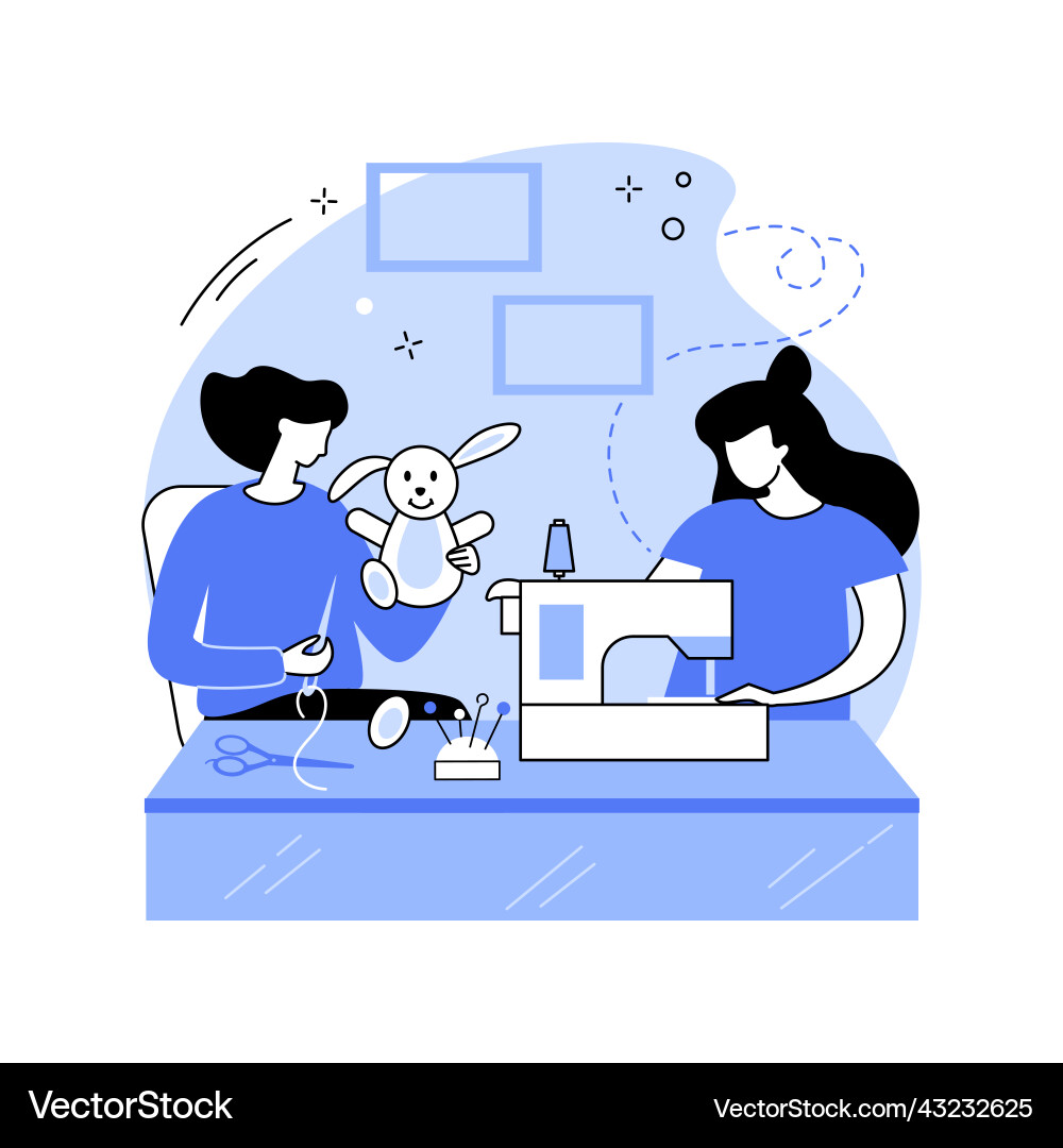 Creating unique toy design isolated cartoon Vector Image