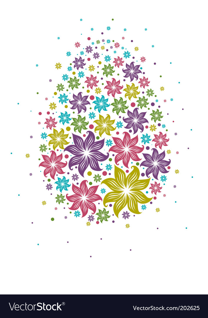 Easter egg Royalty Free Vector Image - VectorStock