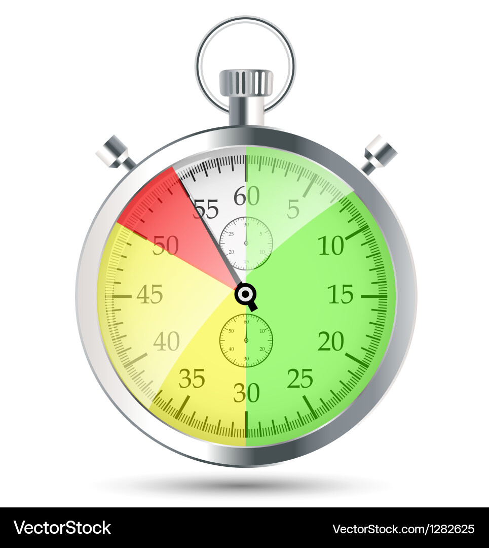 Stopwatch Royalty Free Vector Image - VectorStock