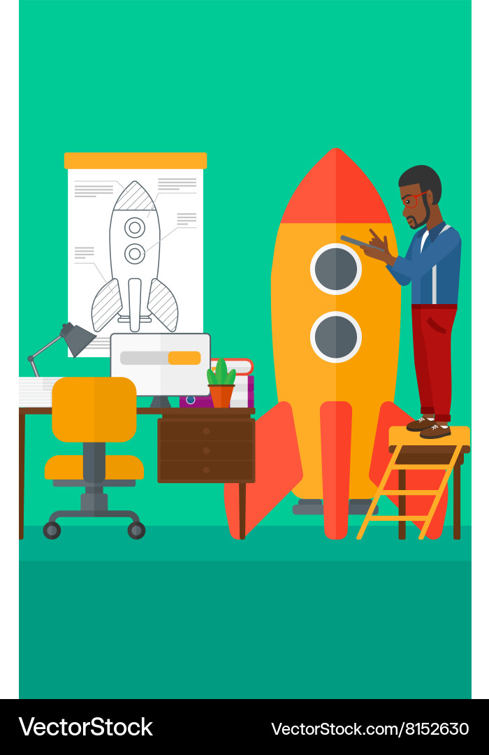 Business start up Royalty Free Vector Image - VectorStock