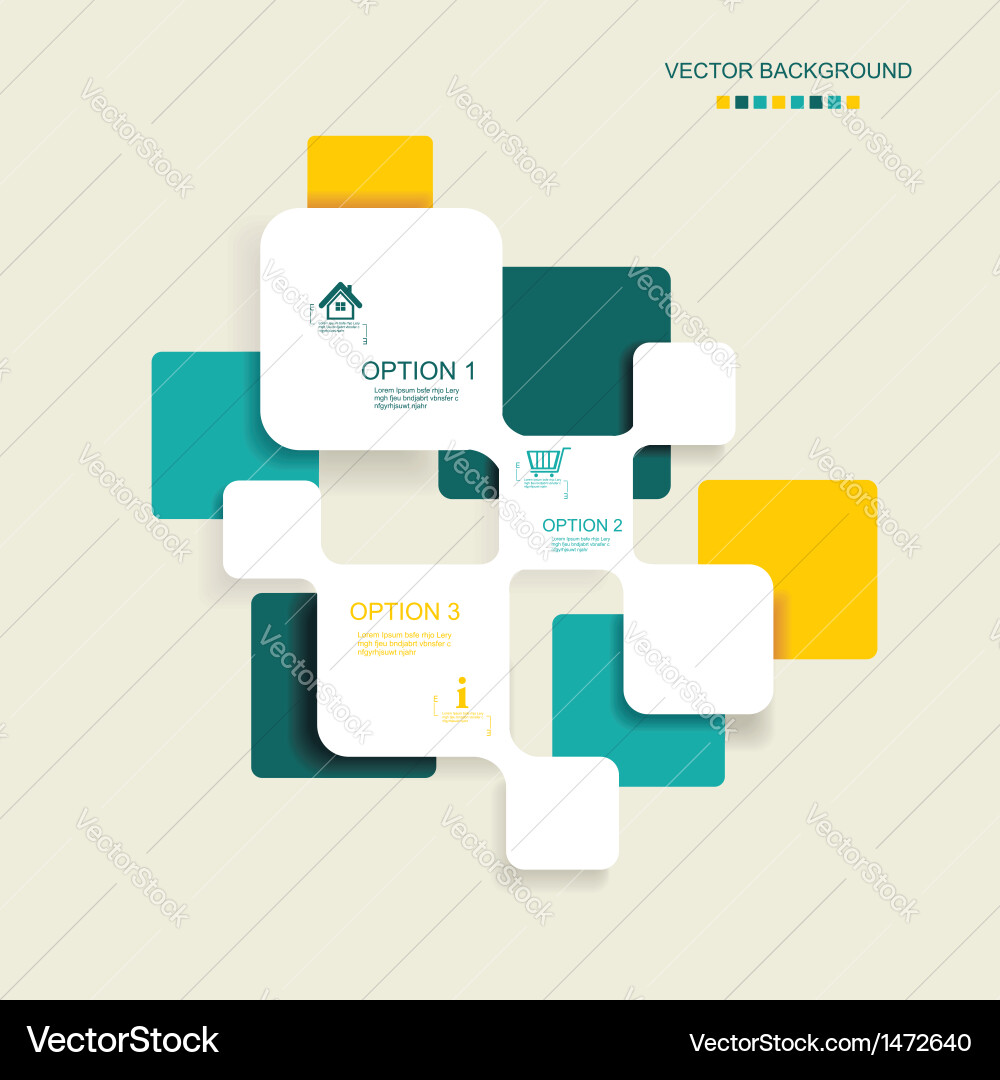 Modern design template Royalty Free Vector Image