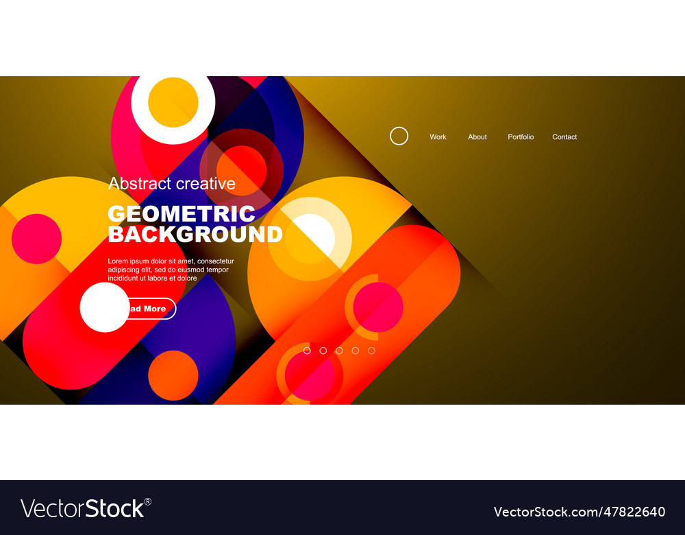 Simple circles and round elements pattern Vector Image