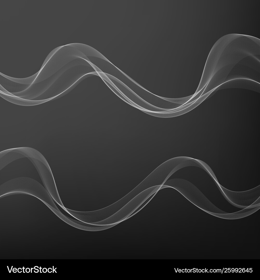 Abstract soft speed futuristic swoosh wave Vector Image
