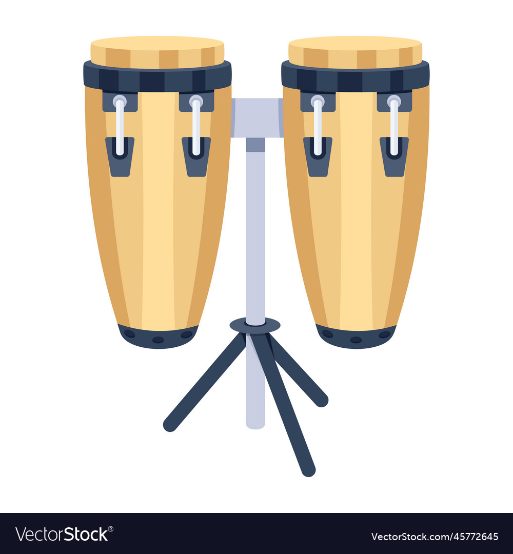 Conga drum Royalty Free Vector Image - VectorStock