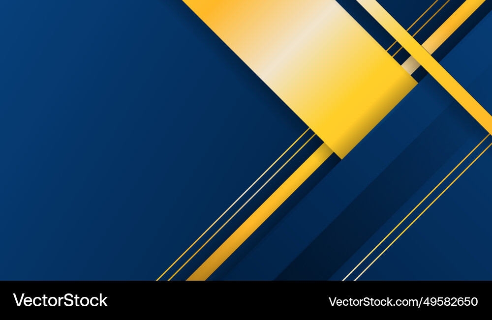 Abstract blue and gold background Royalty Free Vector Image