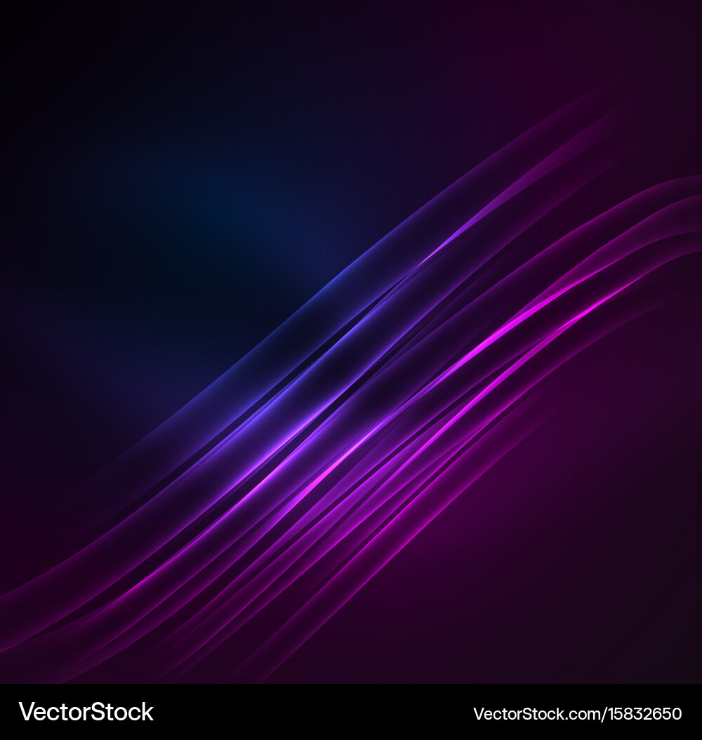 Glowing futuristic lines Royalty Free Vector Image