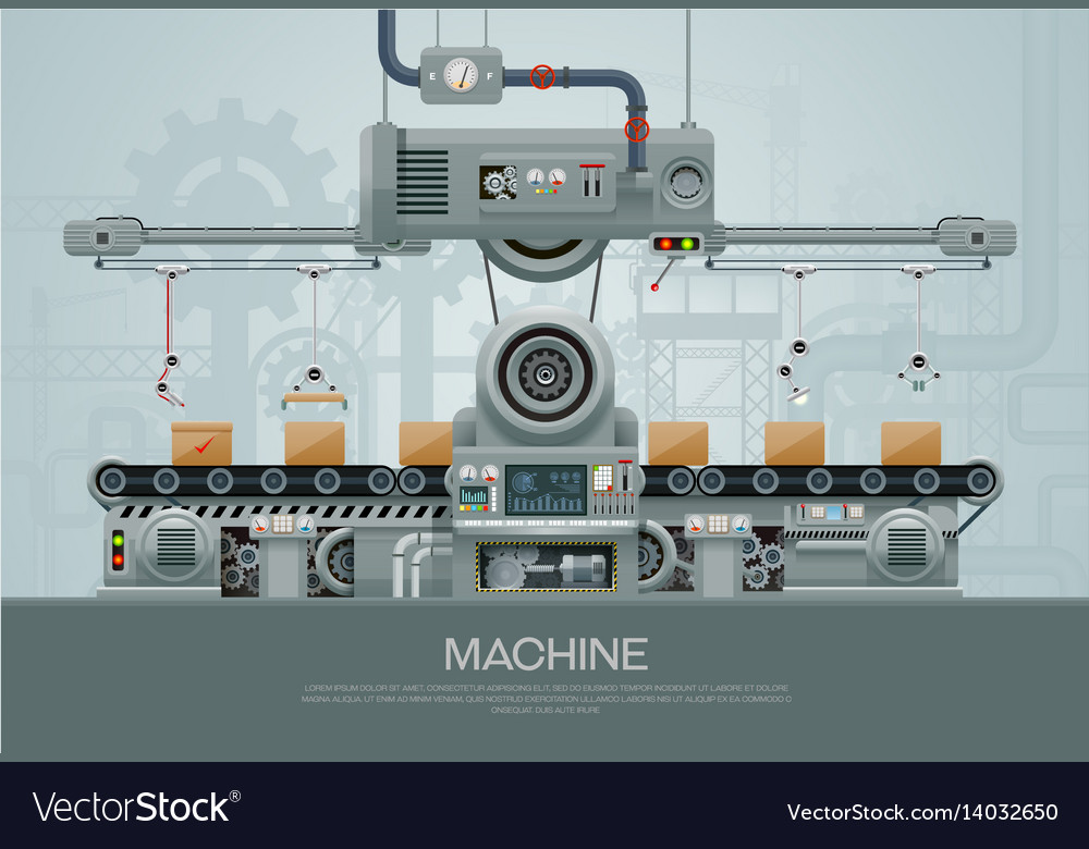 Machine Royalty Free Vector Image - VectorStock