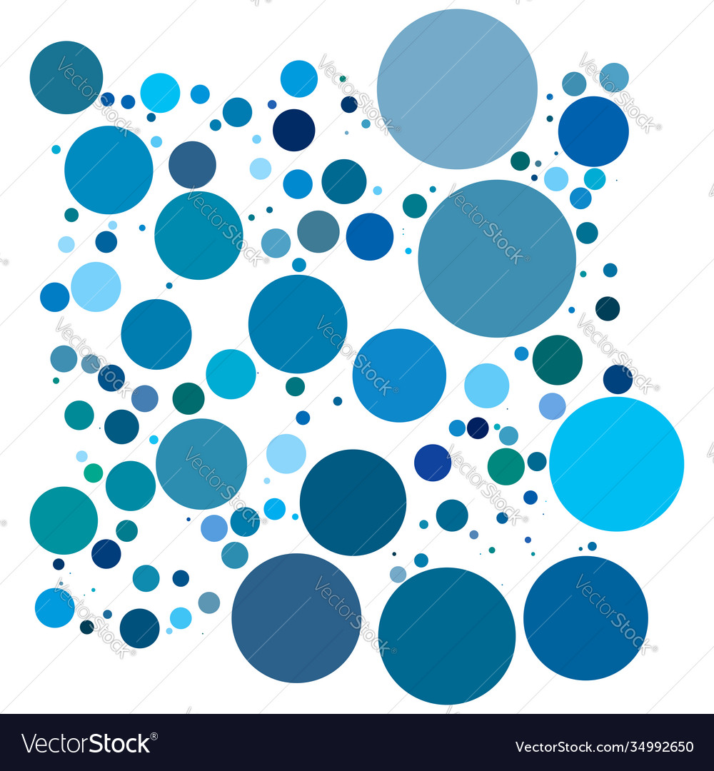 Random dots circles polka-dots element Royalty Free Vector
