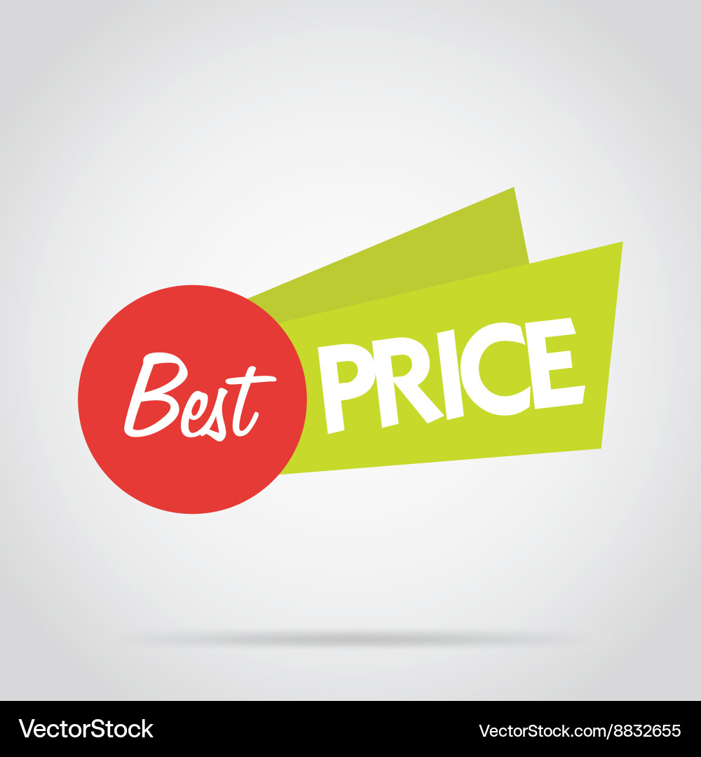 Abstract isolated badge label or sticker Vector Image